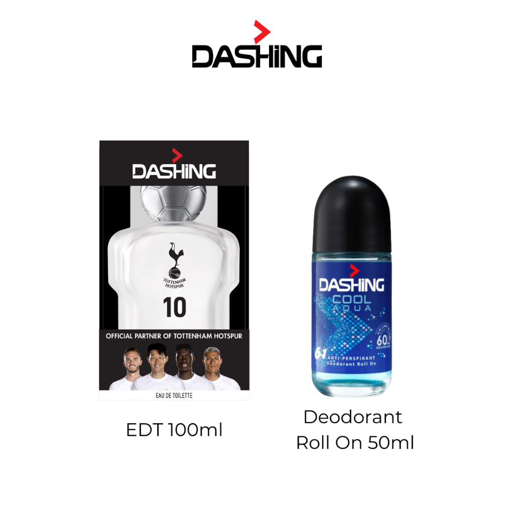 DASHING Tottenham Hotspur 10 EDT 100ml + Anti-Perspirant Roll On ...