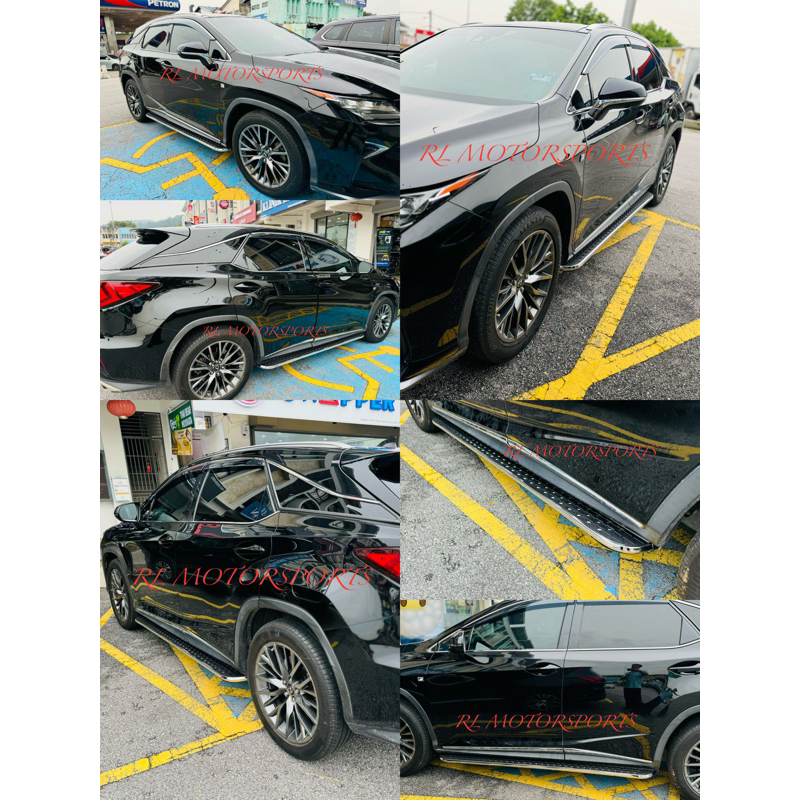 Lexus rx200 rx200t rx300 rx350 2015 - 2024 oem aluminum running board ...