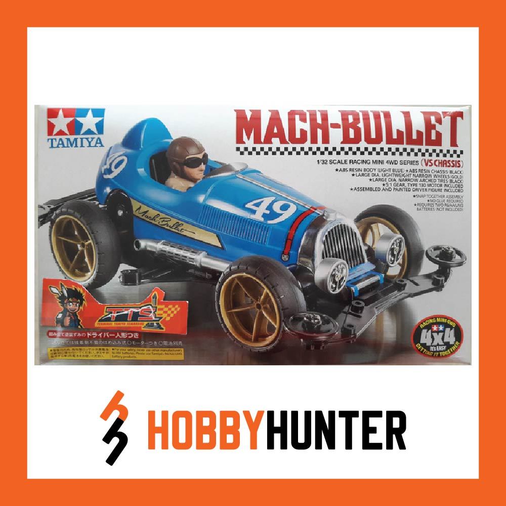 Tamiya Mini 4WD [18091] Mach-Bullet (VS Chassis) | Shopee Malaysia