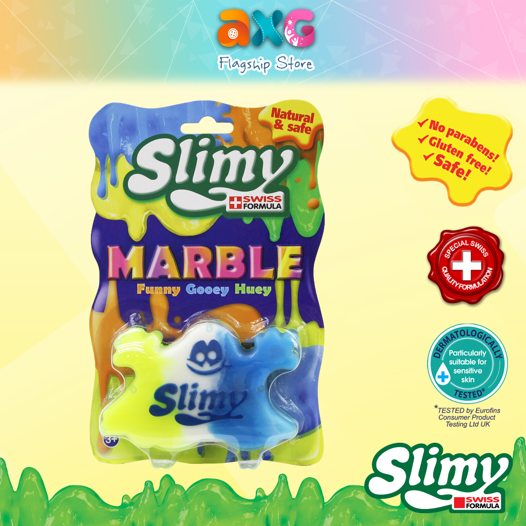 Slimy Marble Elastic Slime Assortment Pack - Assorted Color Design ...