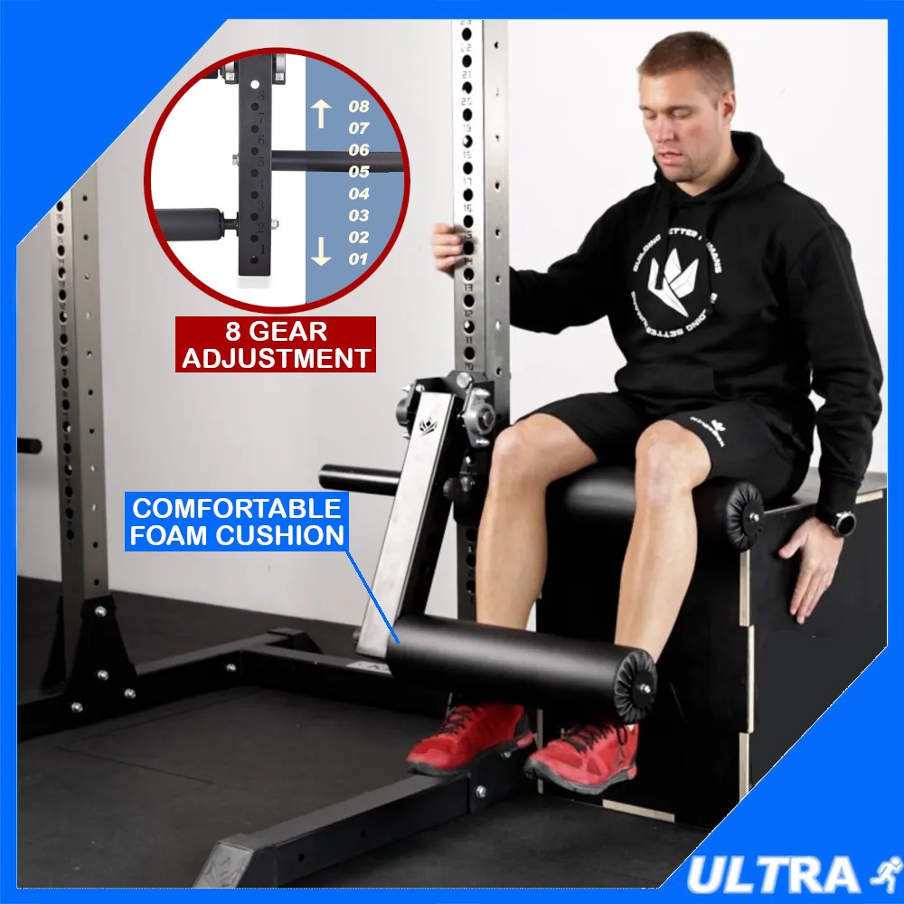 Leg Curl / Extension Attachment for Rig & Squat Rack Thigh Developer ...