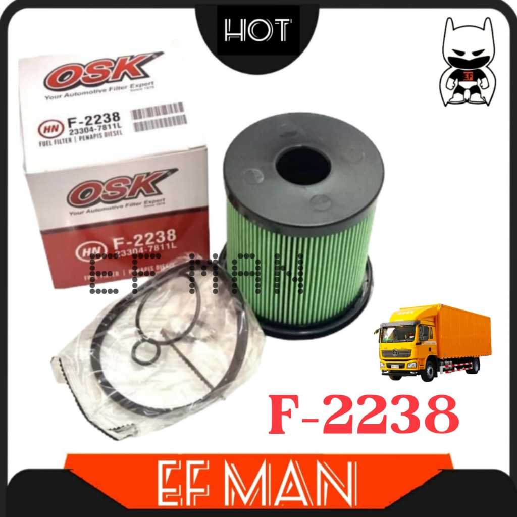 OSK F-2238 HINO XZU 422R W04D FUEL FILTER (23304-78110) | Shopee Malaysia