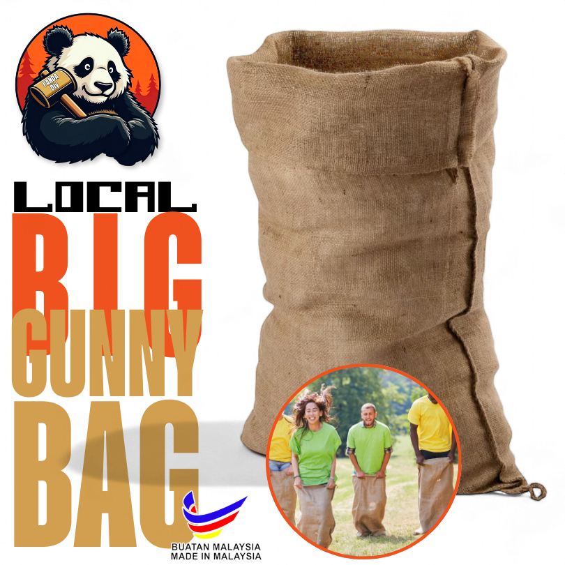 🐼 [NO SIDE CUT] Gunny Sacks Thick / Jute Bag / Gunny Bag / Bag Guni ...