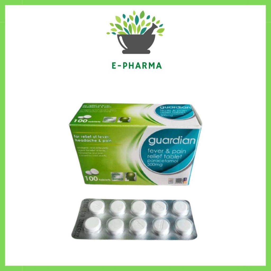 Paracetamol 500mg 10 tabs/stp - For relief of fever, headache, pain ...