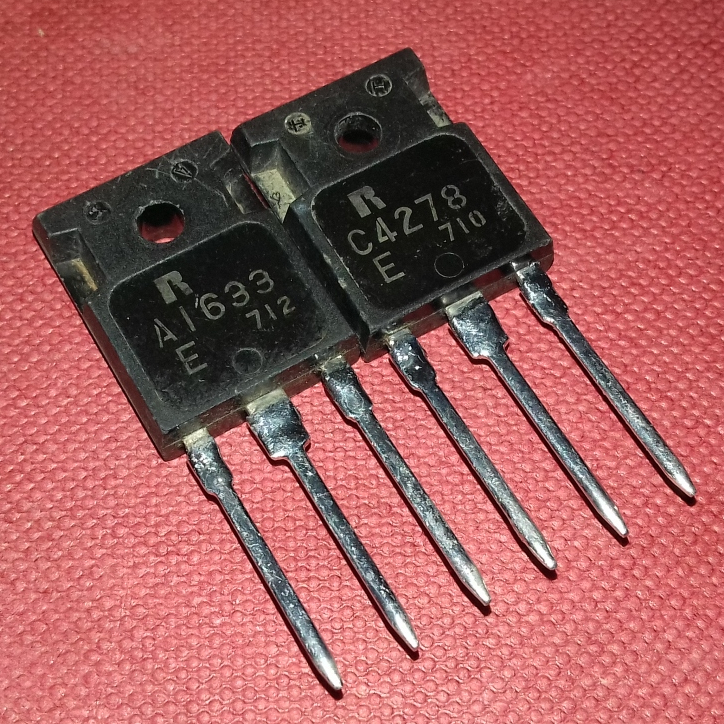 A1633 2SA1633 C4278 2SC4278 AUDIO AMPLIFIER POWER OUTPUT BIPOLA ...