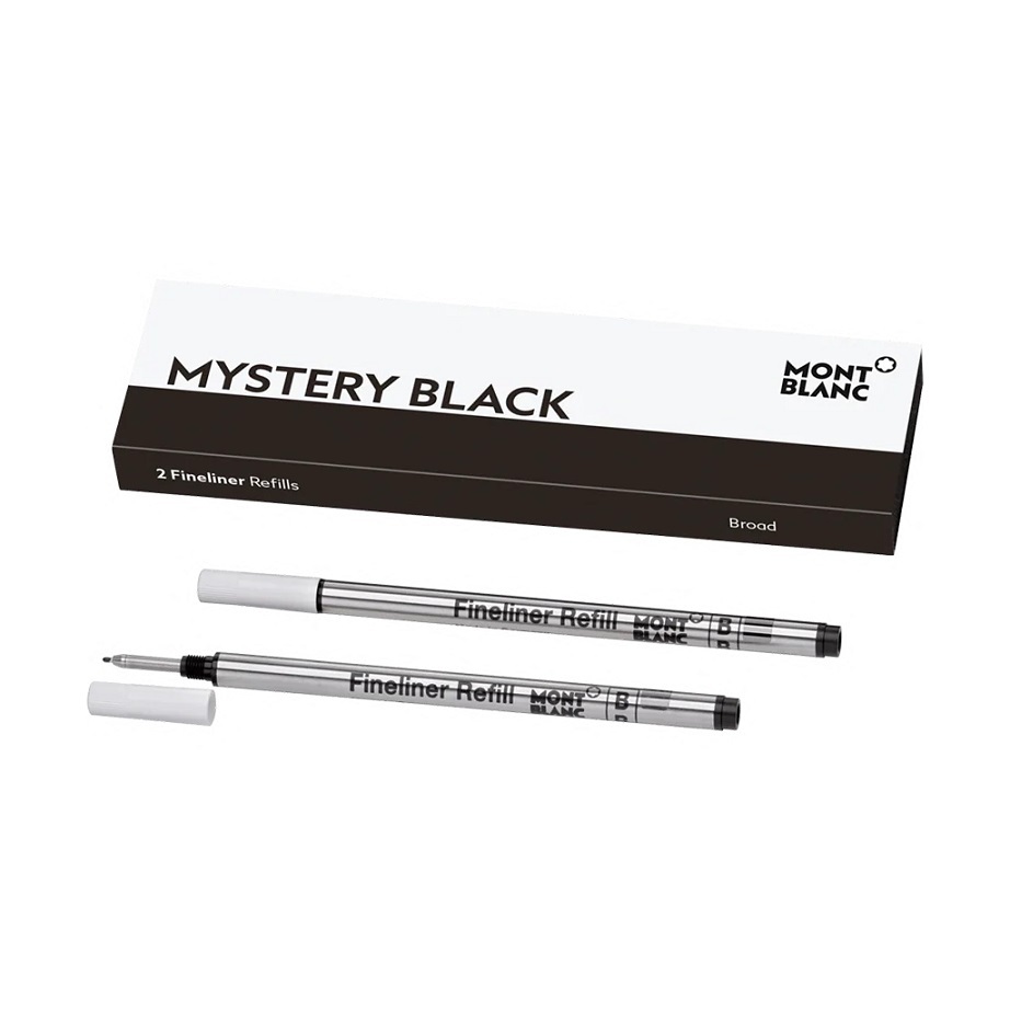 Montblanc Fineliner Refill Mystery Black/Royal Blue (1 Pack of 2 ...