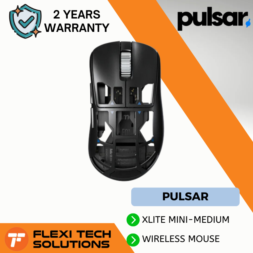 Flexi Tech Pulsar Xlite Mini-Medium Magnesium Alloy Wireless Mouse ...