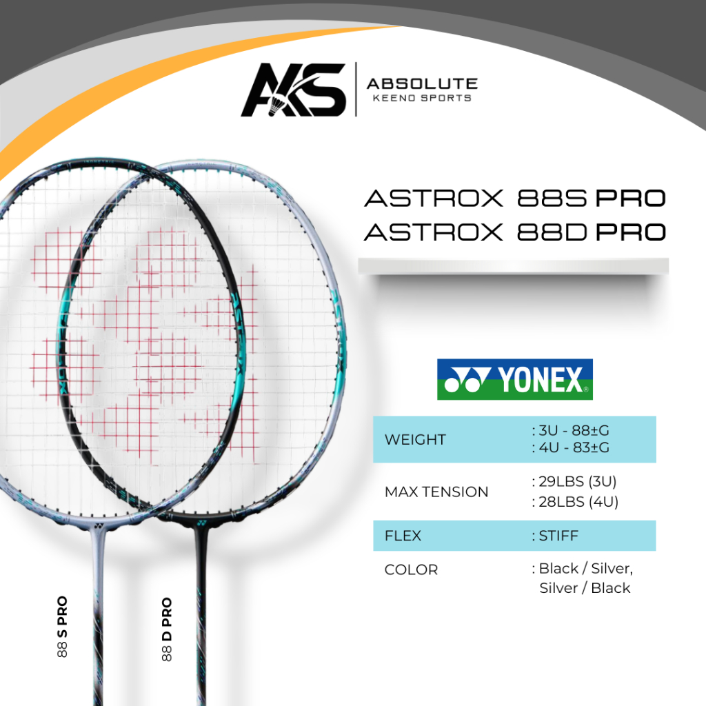 [NEW] YONEX Astrox 88S/ 88D PRO Badminton Racket 2024 Version New ...