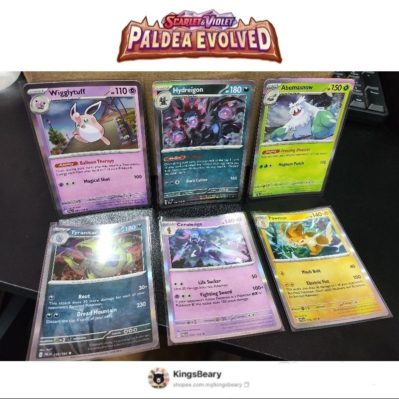 Paldea Evolved | Rare Holo | Water Pokemon Card | Pokemon TCG - Scarlet ...