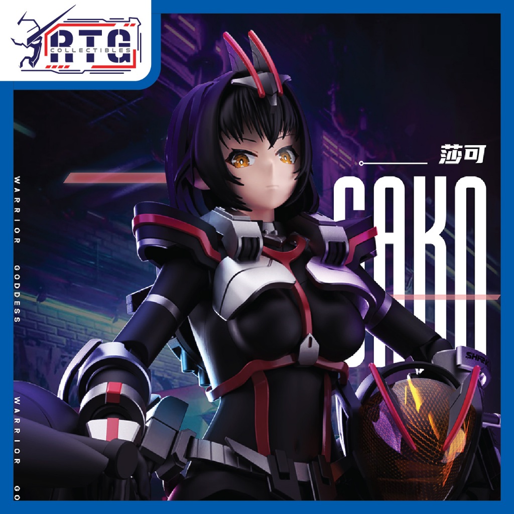 [RTG] YUBO Warrior Goddess Shark Sako | Waifu Plastic Model Kit ...