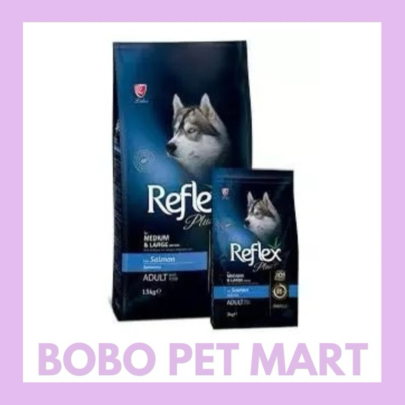 Reflex Plus Dog 15kg - Salmon Medium Kibble size | Shopee Malaysia