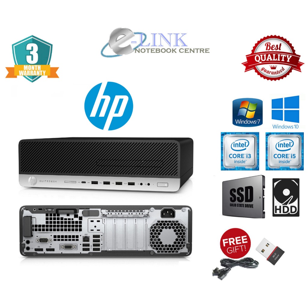 ( HP i3 i5 6TH Generation PC Refurbished ) HP 800 G3 HP 600 G2 DDR4 4GB ...