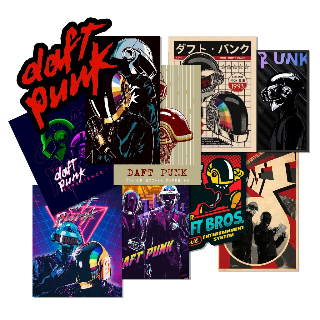 Sticker Band Matte Daft Punk | Shopee Malaysia