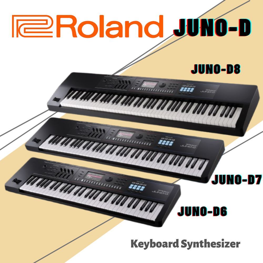 Roland JUNO-D6 Professional 61-Key Keyboard Synthesizer (JUNO D6/JUNOD6) Replace JUNO-DS61 JUNO ...