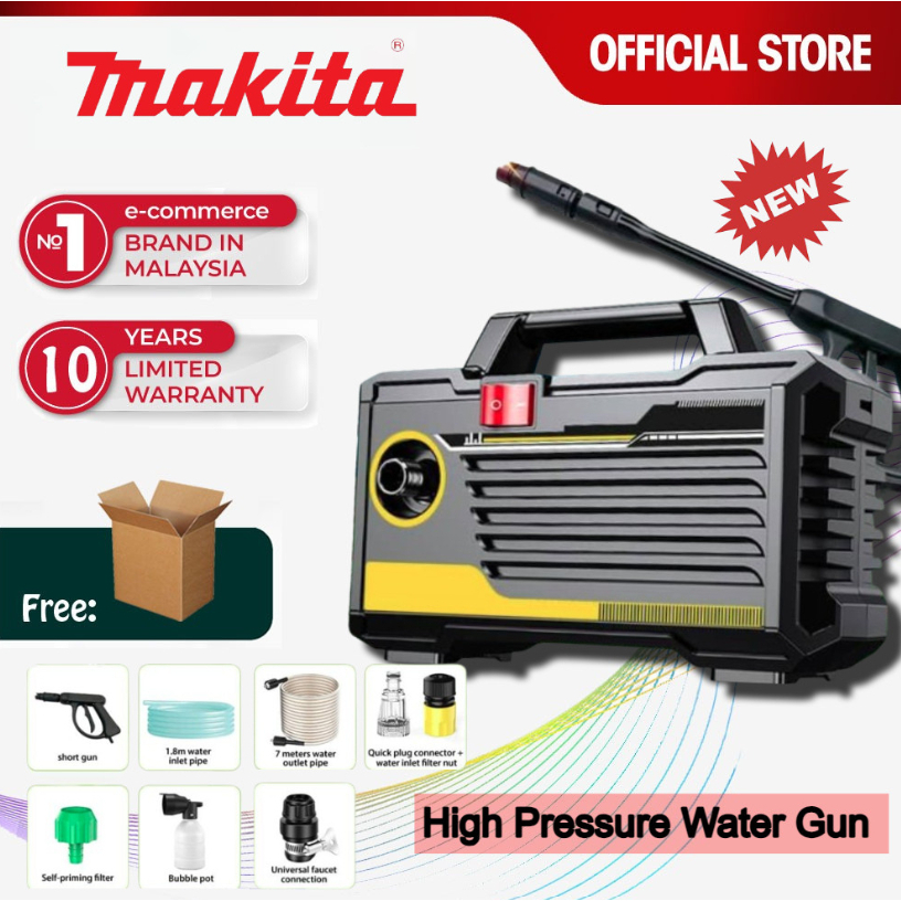 Makita Water Jet High Pressure Machine Water Jet Car & Home Cleaner ...
