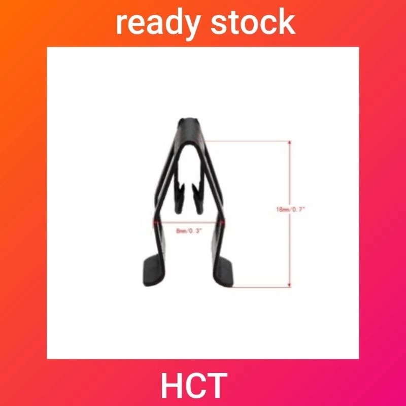 Car Front Console Dash Dashboard Auto Trim Metal Retainer Black Rivet ...