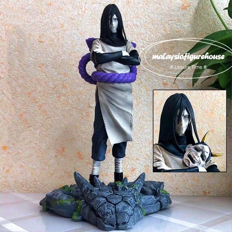 🔥READY STOCK🔥32CM NARUTO BLACK HOLE OROCHIMARU AKATSUKI WITH MASK COPY ...