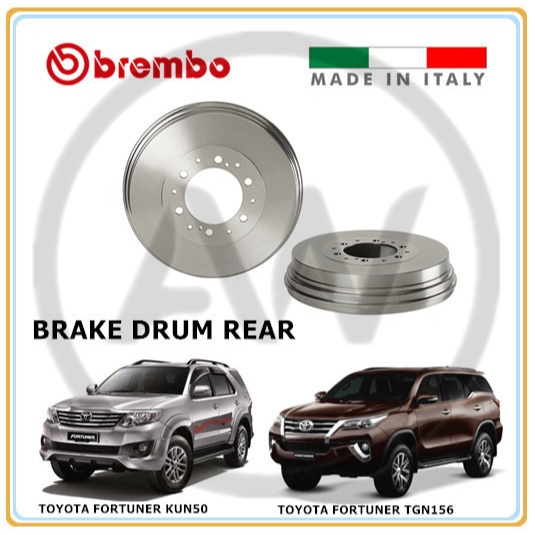 BREMBO Toyota Fortuner KUN50 TGN51 GUN155 TGN156 2005-2024 Rear Brake ...