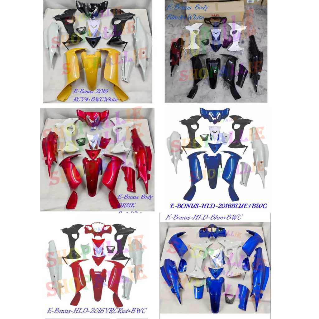 SYM E-Bonus Body Cover Set (HLD) | Shopee Malaysia