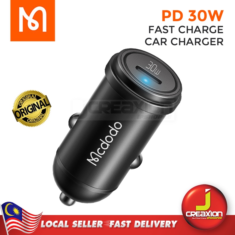 MCDODO CC-7491 CC-7492 30W PD Fast Charge Car Charger CC749 | Shopee Malaysia