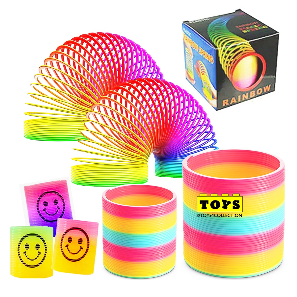 Fun Rainbow Spring Toy Mini Large Big Spring Coils For Children ...
