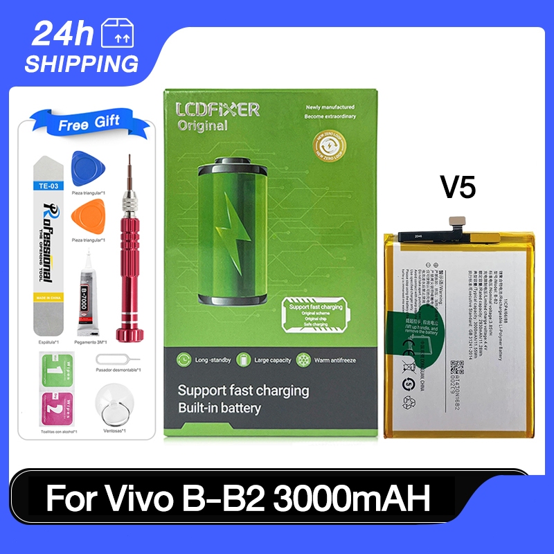 High Capacity 3000mAh Battery B-B2 For VIVO Y65 Y66 Y66i Y67 V5 V5 Lite ...