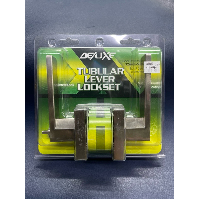 Deluxe Tubular Lever Lockset | Shopee Malaysia