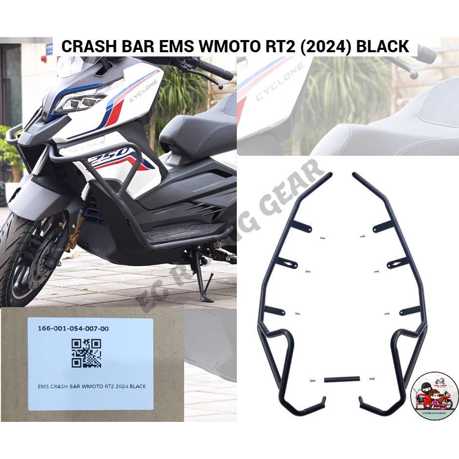 CRASH BAR EMS WMOTO RT2 (2024) | Shopee Malaysia