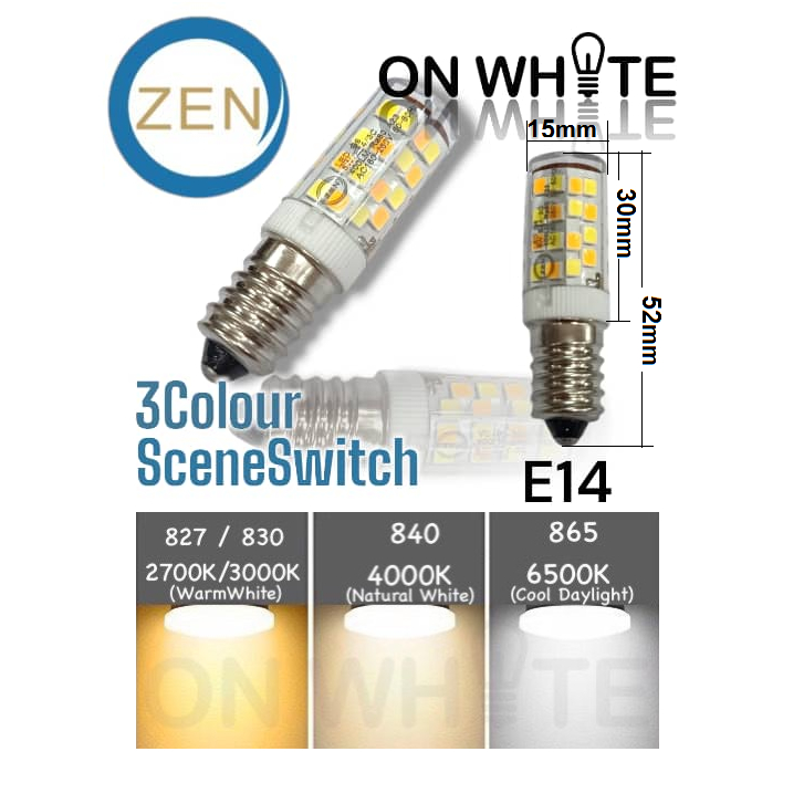 ZEN LED PYGMY BULB E14 3COLOUR SCENE SWITCH 5W | Shopee Malaysia