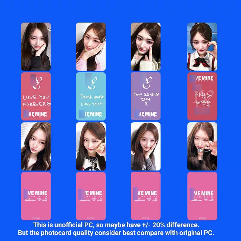 (Pre-Order) [IVE] Unofficial Show What I Have POB Photocard 8pcs/set | Shopee Malaysia