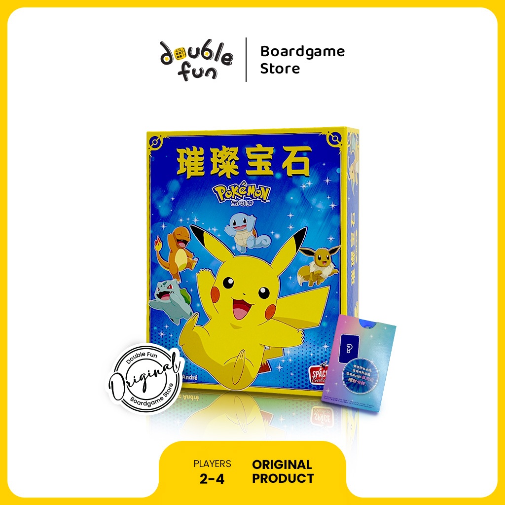 [Double Fun Boardgame] Splendor: Pokemon 璀璨寶石：宝可梦 ORIGINAL | Shopee ...