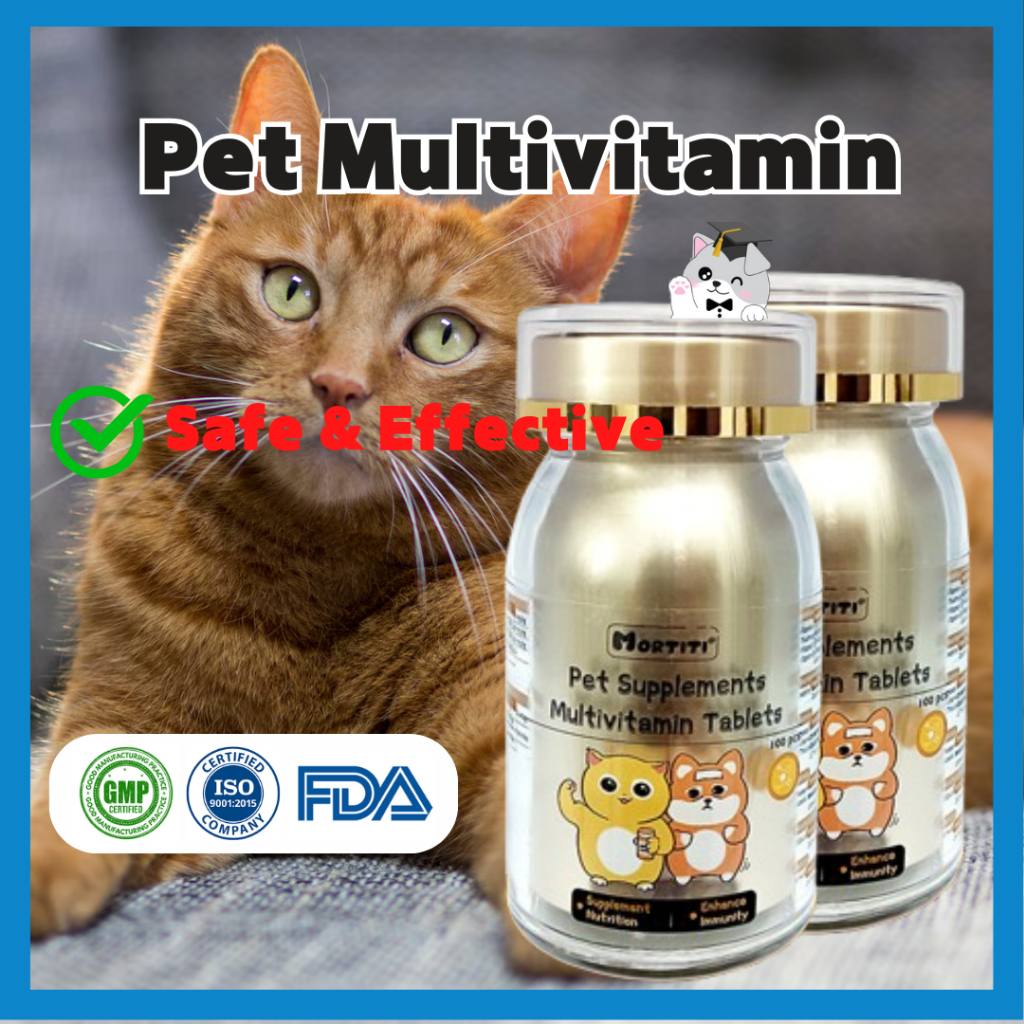 MORTITI Multivitamin Vitamin Cat Vitamin For Dog Vitamin For Cat ...