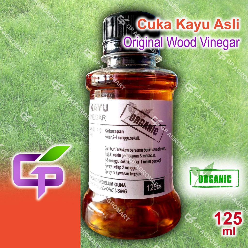 [ORGANIK] 125ml Cuka Kayu Asli / Original Wood Vinegar | Shopee Malaysia
