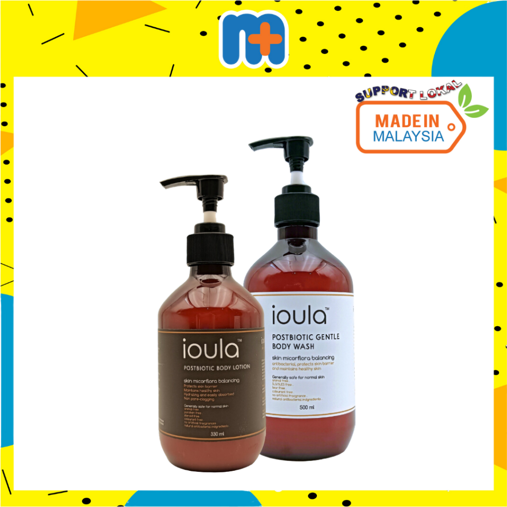 [MPLUS] IOULA Postbiotic Gentle Body Wash & Body Lotion (Bundle ...