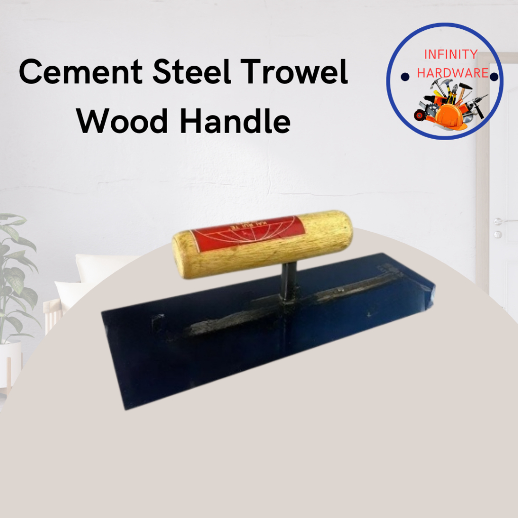 Cement Steel Trowel Wood Handle Camca Simen Segi Sudu Plaster Simen ...