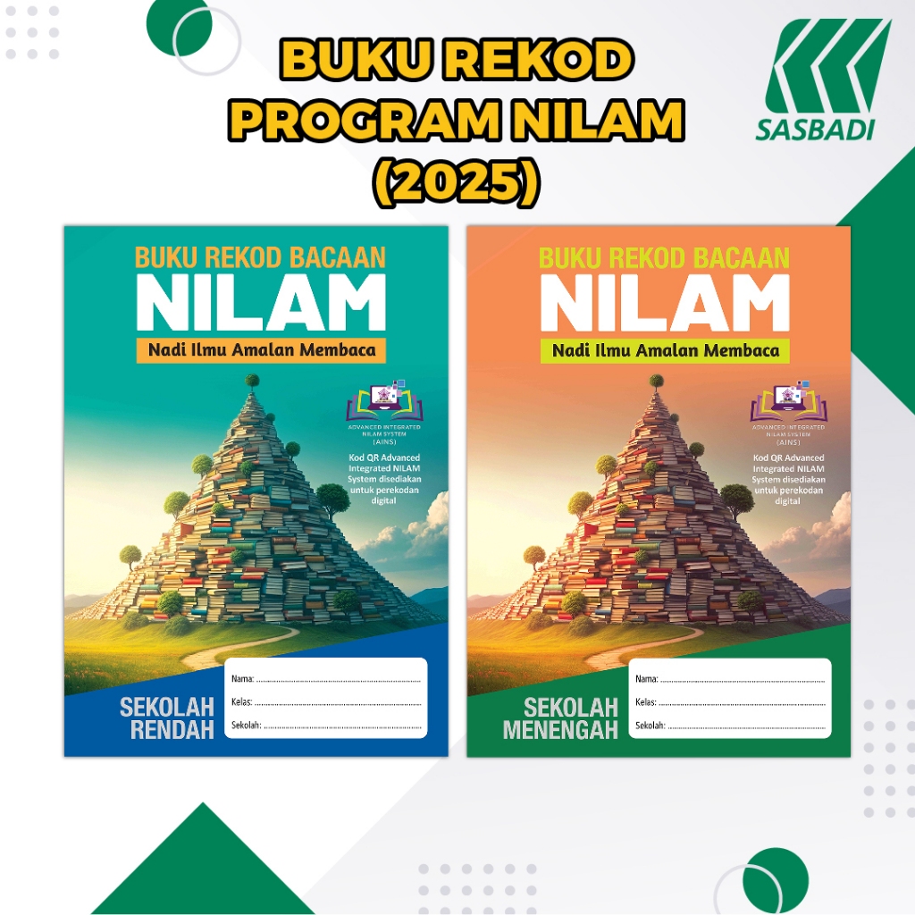 BUKU REKOD PROGRAM NILAM (2025) | Shopee Malaysia