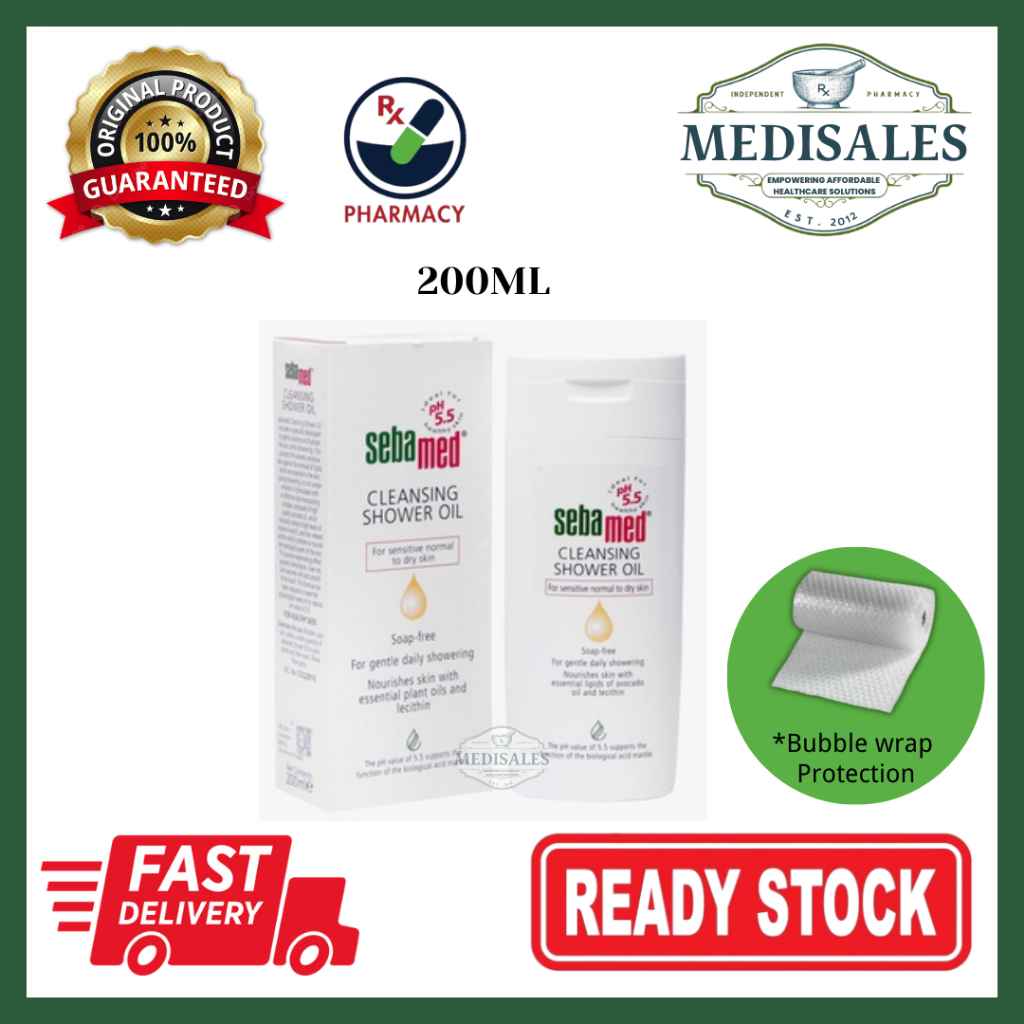 SEBAMED CLEANSING SHOWER OIL 200ML | Shopee Malaysia