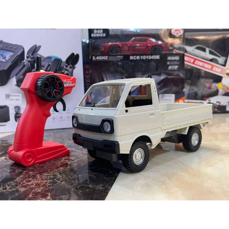 1/16 rc cargo pick up truck with light and cargo box | Shopee Malaysia