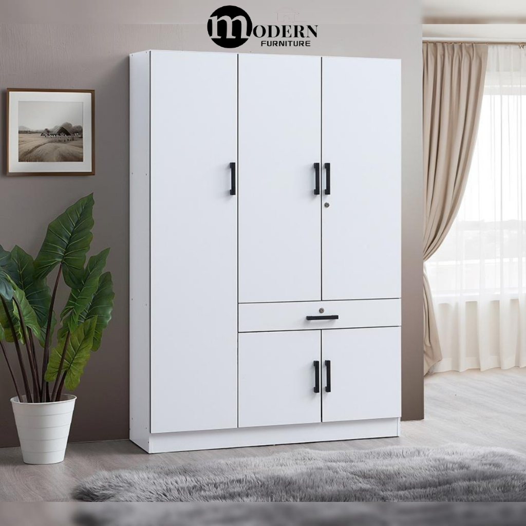 🔥5 Door Wardrobe / Almari baju 5 pintu / Wardrobe / Almari Baju /Almari ...