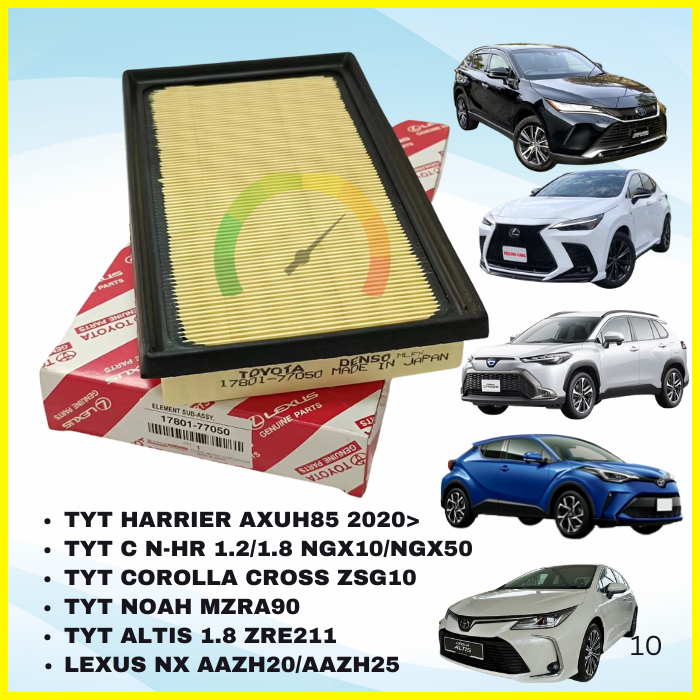 TOYOTA HARRIER, C-HR CHR, COROLLA CROSS, NOAH, ALTIS 2019-, LEXUS NX ...