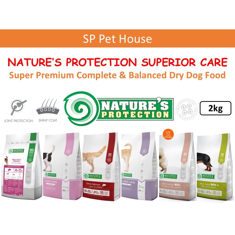 Nature's Protection Premium High Protein Dog Food 2kg - [Mini Senior ...
