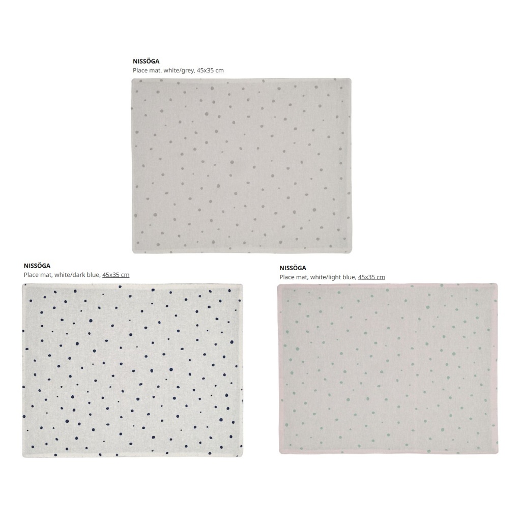 IKEA Place mat | Dining Table Mats Coasters | Cotton Placemat | Pelapik ...