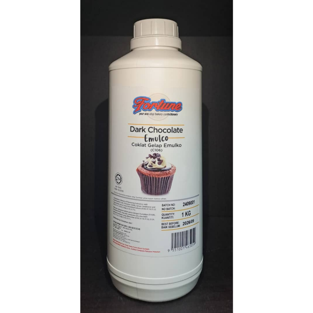 Fortune Dark Chocolate Emulco 1kg | Shopee Malaysia