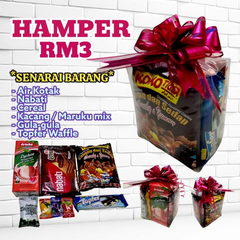 Hamper RM3 : Hamper Mini Sesuai untuk Goodies Majlis, Hadiah Hari Sukan ...