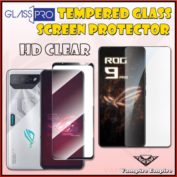 HD CLEAR for ASUS ROG Phone 9 Pro / 8 Pro / 7 U / 6D / 6 Pro / 5s / Pro / 3 / 2 / Tempered Glass ...