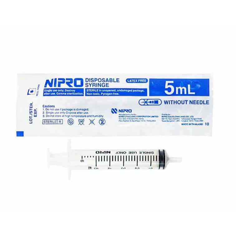 Nipro Syringe Without Needle 5ML Luer Slip 1pc | Shopee Malaysia