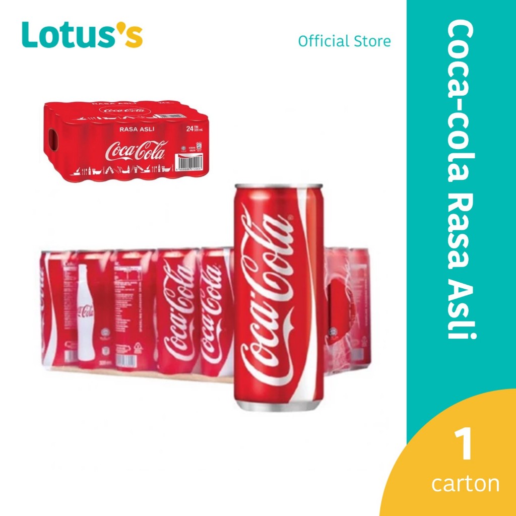 Coca-Cola Rasa Asli 320ml x 24 | Shopee Malaysia