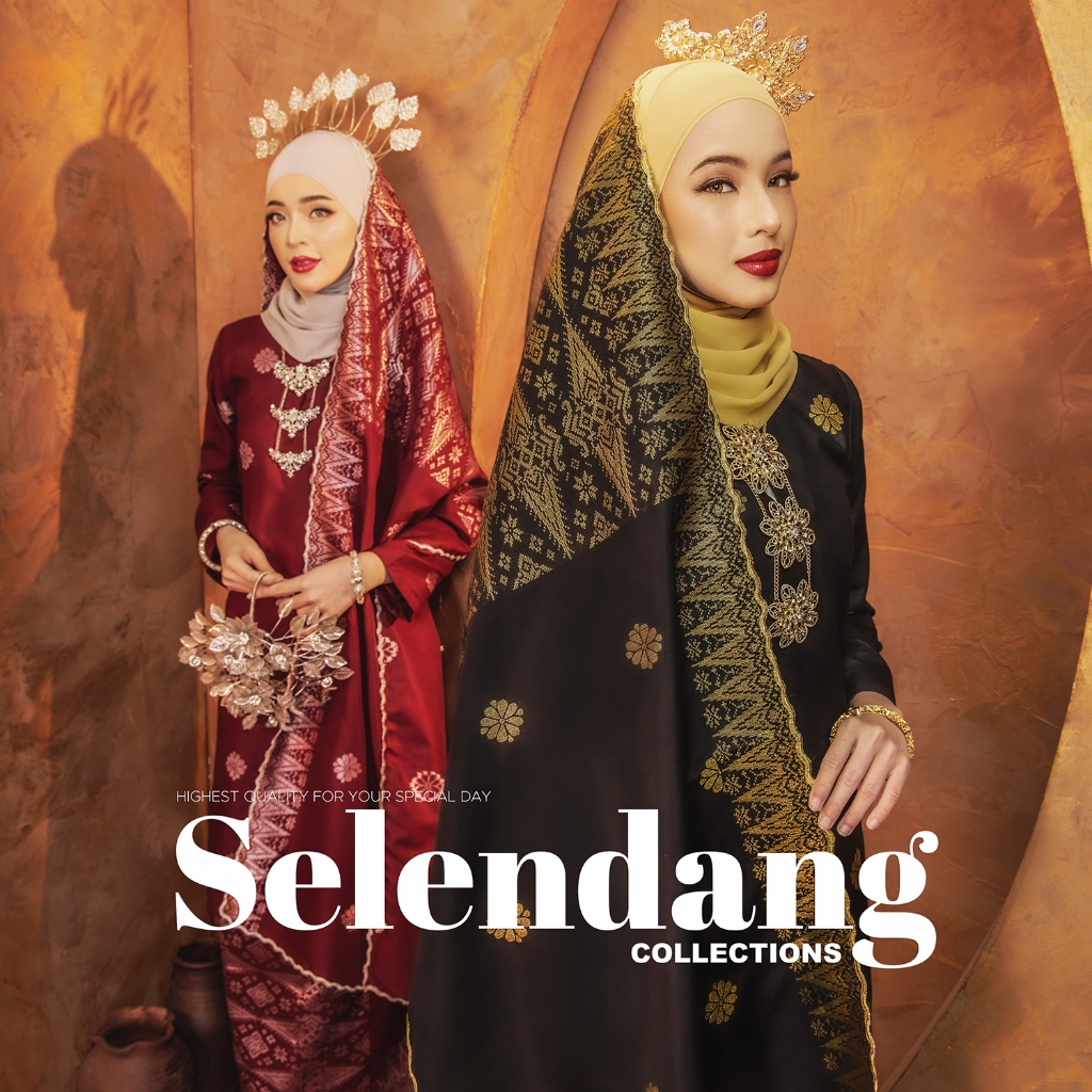 Selendang Songket Bunga Klasik - Songket Tenun | Bunga Tabur | Shopee ...