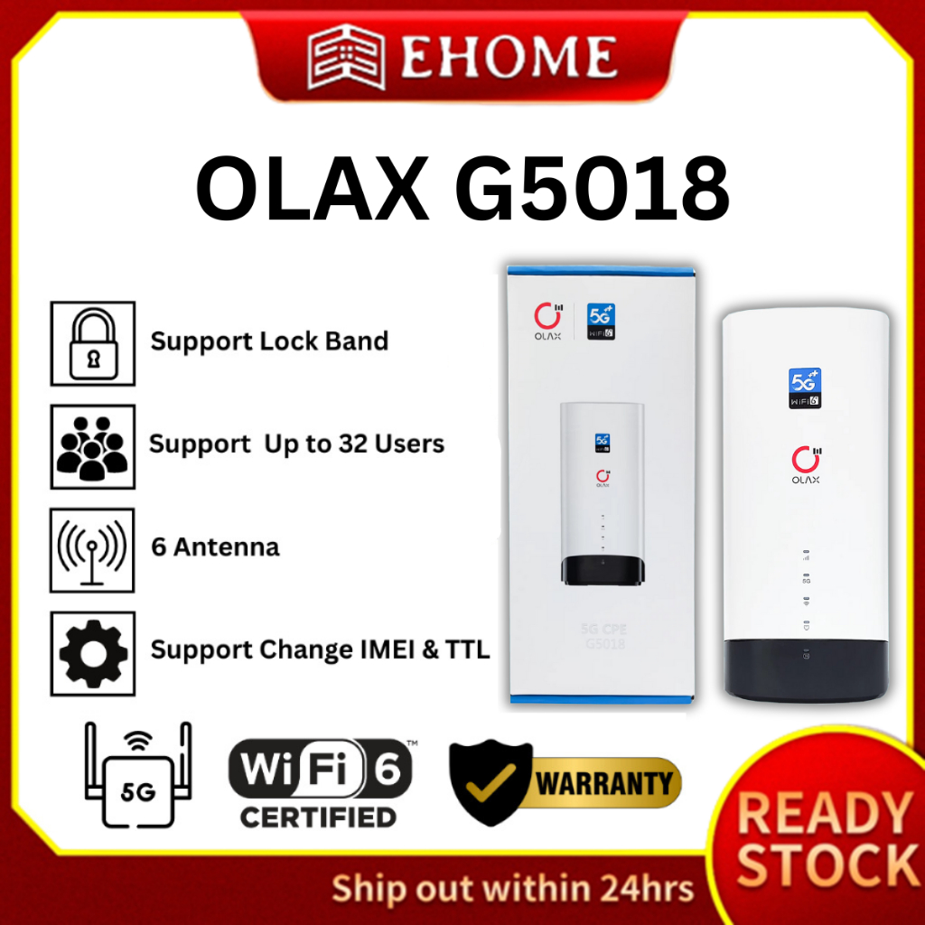 NEW!!! OLAX G5018 MODIFIED 5G MODEM QUALCOMM x55 + QCA6391 WiFi 6 DUAL ...