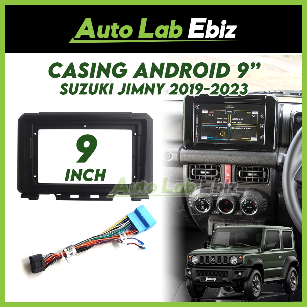 Suzuki Jimny 2019-2023 Android Player Casing 9" inch with Socket Suzuki ...